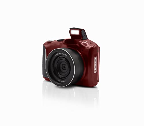 Minolta MND50 48 MP / 4K Ultra HD Digital Camera (Red)