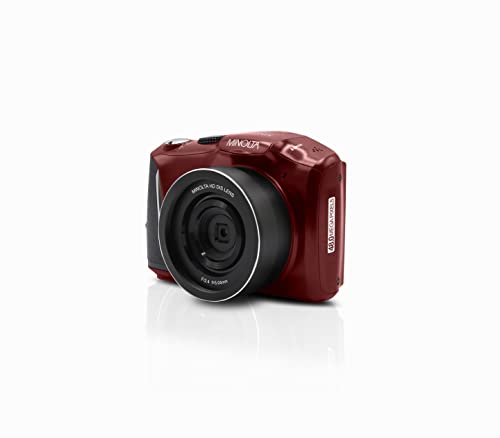 Minolta MND50 48 MP / 4K Ultra HD Digital Camera (Red)