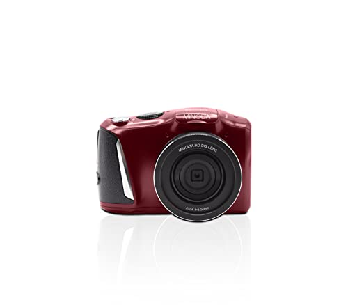 Minolta MND50 48 MP / 4K Ultra HD Digital Camera (Red)