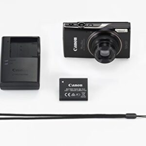 Canon PowerShot ELPH 360 HS Digital Camera + 64GB SD Memory Card (Black) (Renewed)