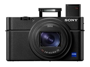 sony rx100 vi 20.1 mp premium compact digital camera w/ 1-inch sensor, 24-200mm zeiss zoom lens and pop-up oled evf