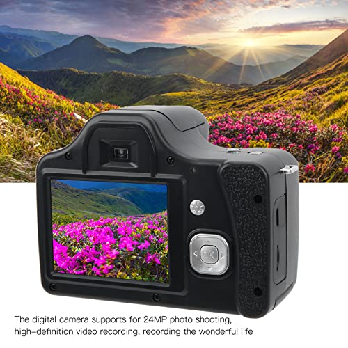 Dpofirs 3 Inch Digital Camera for Kids Beginners, FHD1920X1080 18X Digital Zoom HD Vlogging Camera Support 32GB Memory Card, Rechargeable DSLR Camera for Photography(Standard Edition)