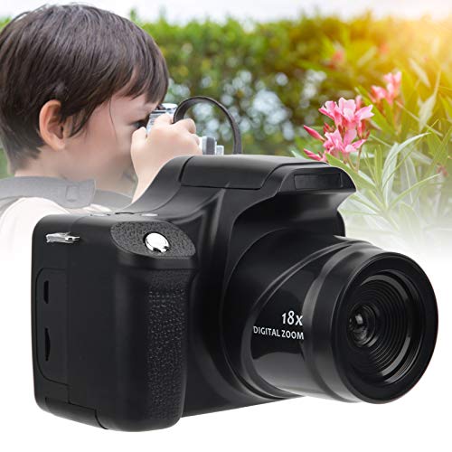 Dpofirs 3 Inch Digital Camera for Kids Beginners, FHD1920X1080 18X Digital Zoom HD Vlogging Camera Support 32GB Memory Card, Rechargeable DSLR Camera for Photography(Standard Edition)