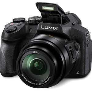 Panasonic Lumix DMC-FZ300 Digital Camera (DMC-FZ300K) - Bundle - with Digital Flash + Soft Bag + 12 Inch Flexible Tripod + Cleaning Set + 52mm UV Filter