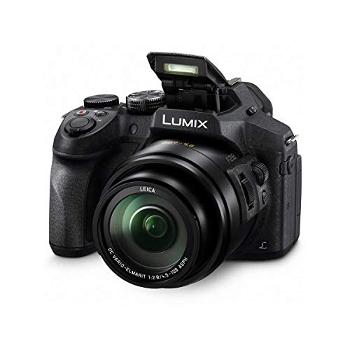 Panasonic Lumix DMC-FZ300 Digital Camera, 12.1 Megapixel, 1/2.3-inch Sensor, 4K Video, Splash/Dustproof Body, 24X Zoom Lens F2.8 Bundle with Bag, 32GB SD Card, Mac Software Pack, Filter, Cleaning Kit