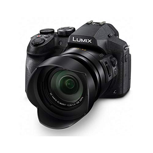 Panasonic Lumix DMC-FZ300 Digital Camera, 12.1 Megapixel, 1/2.3-inch Sensor, 4K Video, Splash/Dustproof Body, 24X Zoom Lens F2.8 Bundle with Bag, 32GB SD Card, Mac Software Pack, Filter, Cleaning Kit