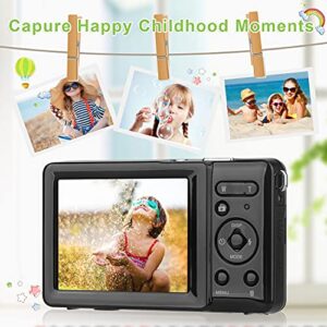 Digital Camera for Kids, HD Video Camera with 2.8" LCD Screen, Rechargeable Point and Shoot Camera, Compact Portable Cameras for Kids, Beginner, Students,Teens Gifts