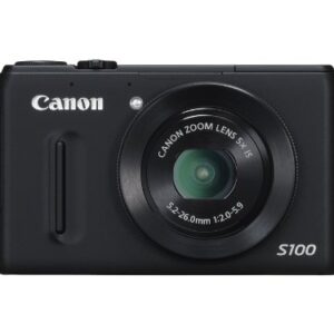 Canon PowerShot S100 12.1 MP Digital Camera with 5x Wide Angle Optical Image Stabilized Zoom (Black)