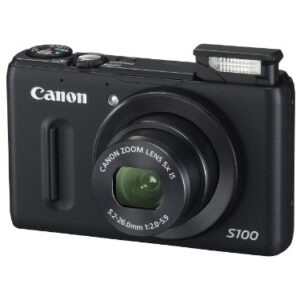 Canon PowerShot S100 12.1 MP Digital Camera with 5x Wide Angle Optical Image Stabilized Zoom (Black)