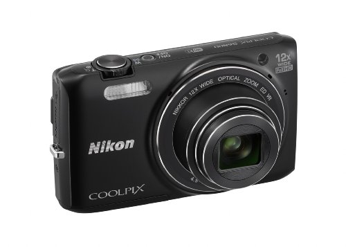 Nikon COOLPIX S6800 16 MP Wi-Fi CMOS Digital Camera with 12x Zoom NIKKOR Lens and 1080p HD Video (Black) (Discontinued by Manufacturer)