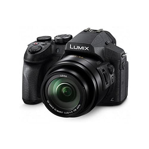 Panasonic Lumix DMC-FZ300 Digital Camera, 12.1 Megapixel, 1/2.3-inch Sensor, 4K Video, Splash/Dustproof Body, 24X Zoom Lens F2.8 Bundle with Bag, 32GB SD Card, PC Software Pack, Filter, Cleaning Kit