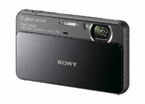 Sony Cyber-Shot DSC-T110 16.1 MP Digital Still Camera with Carl Zeiss Vario-Tessar 4x Optical Zoom Lens and 3.0-inch Touchscreen (Black)