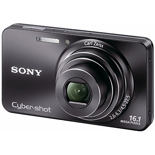 Sony Cyber-Shot DSC-W570 16.1 MP Digital Still Camera with Carl Zeiss Vario-Tessar 5x Wide-Angle Optical Zoom Lens and 2.7-inch LCD (Black) (OLD MODEL)