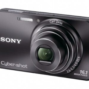 Sony Cyber-Shot DSC-W570 16.1 MP Digital Still Camera with Carl Zeiss Vario-Tessar 5x Wide-Angle Optical Zoom Lens and 2.7-inch LCD (Black) (OLD MODEL)