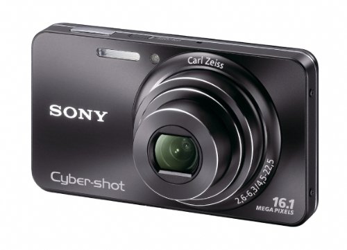 Sony Cyber-Shot DSC-W570 16.1 MP Digital Still Camera with Carl Zeiss Vario-Tessar 5x Wide-Angle Optical Zoom Lens and 2.7-inch LCD (Black) (OLD MODEL)