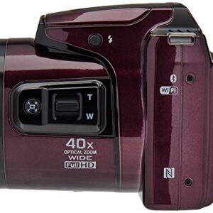 Nikon - COOLPIX B500 16.0-Megapixel Digital Camera - Plum (Renewed)