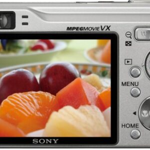 Sony Cybershot DSCW80 7.2MP Digital Camera with 3x Optical Zoom and Super Steady Shot (Silver) (OLD MODEL)