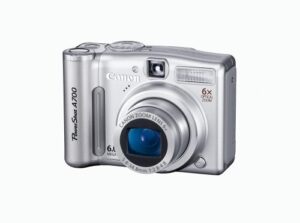 canon powershot a700 6mp digital camera with 6x optical zoom