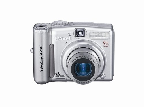 Canon PowerShot A700 6MP Digital Camera with 6x Optical Zoom