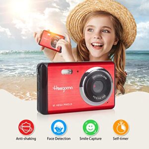 HD Digital Camera with 2.8" TFT Screen,20MP 1080P Rechargeable Point and Shoot Camera,Video Camera Compact Portable Cameras for Kids, Beginner,Students,Teens with 8X Digital Zoom