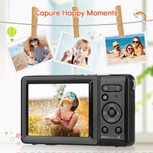 HD Digital Camera with 2.8" TFT Screen,20MP 1080P Rechargeable Point and Shoot Camera,Video Camera Compact Portable Cameras for Kids, Beginner,Students,Teens with 8X Digital Zoom