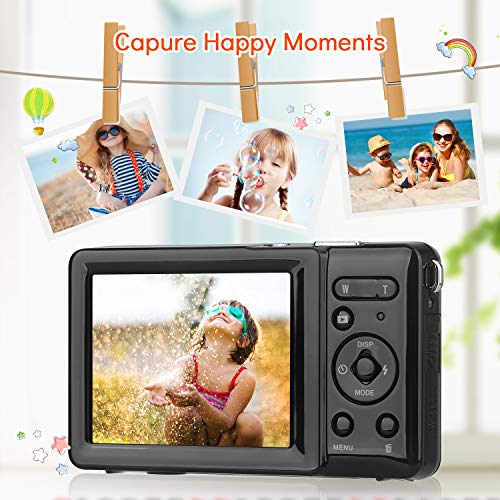 HD Digital Camera with 2.8" TFT Screen,20MP 1080P Rechargeable Point and Shoot Camera,Video Camera Compact Portable Cameras for Kids, Beginner,Students,Teens with 8X Digital Zoom