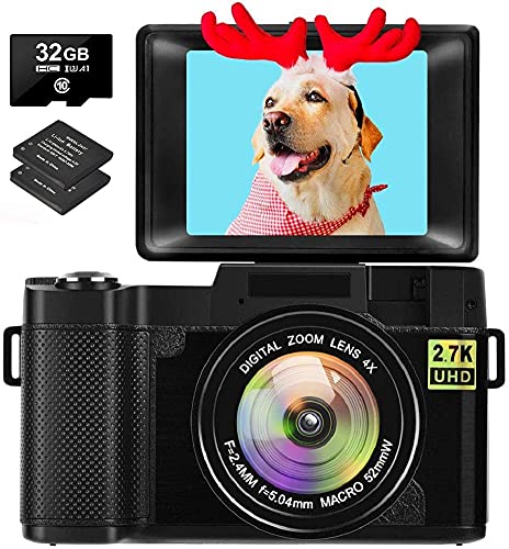 Keculbo 2.7K Camera Digital Camera 30 MP Vlogging Camera (G06B)