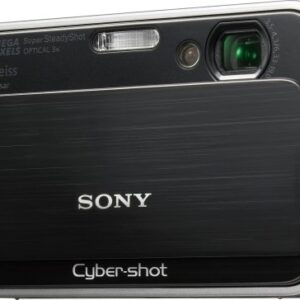 Sony Cybershot DSC-T2 8MP Digital Camera with 3x Optical Zoom (Black)