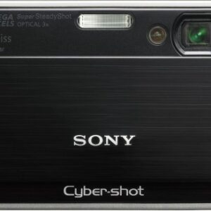 Sony Cybershot DSC-T2 8MP Digital Camera with 3x Optical Zoom (Black)