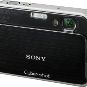 Sony Cybershot DSC-T2 8MP Digital Camera with 3x Optical Zoom (Black)