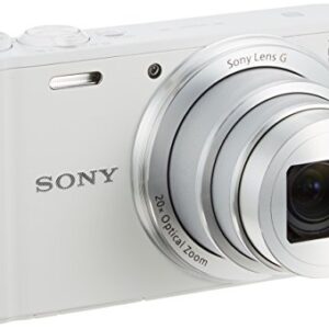 Sony DSCWX350 18 MP Digital Camera (White)