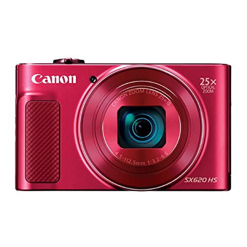 CANON 1073C001 20.2-Megapixel PowerShot(R) SX620 HS Digital Camera (Red)