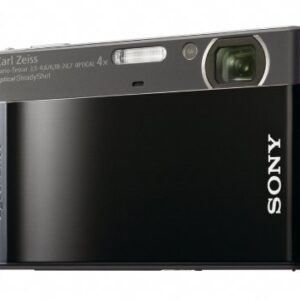 Sony Cyber-shot DSC-T90 12.1MP Digital Camera with 4x Optical Zoom and Super Steady Shot Image Stabilization (Black)