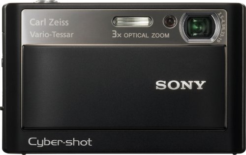 Sony Cybershot DSC-T20 8MP Digital Camera with 3x Optical Zoom and Super Steady Shot (Black)