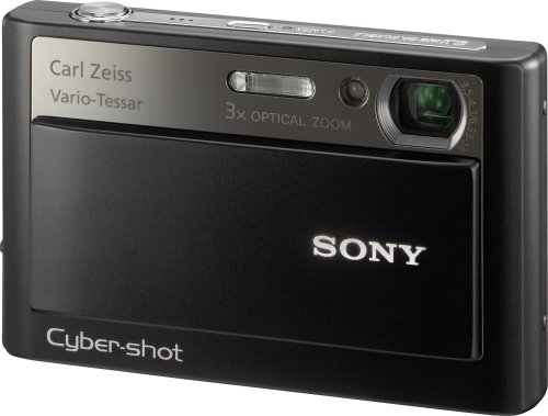 Sony Cybershot DSC-T20 8MP Digital Camera with 3x Optical Zoom and Super Steady Shot (Black)