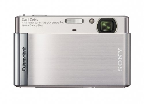 Sony Cyber-shot DSC-T90 12.1 MP Digital Camera with 4x Optical Zoom and Super Steady Shot Image Stabilization (Silver)