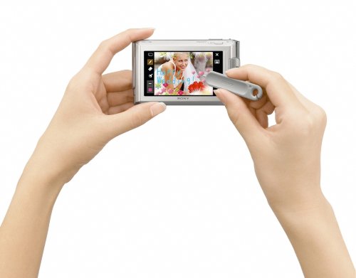 Sony Cyber-shot DSC-T90 12.1 MP Digital Camera with 4x Optical Zoom and Super Steady Shot Image Stabilization (Silver)