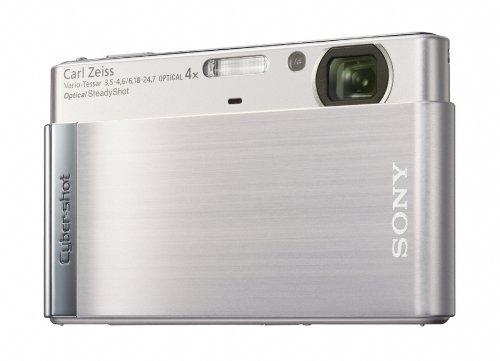 Sony Cyber-shot DSC-T90 12.1 MP Digital Camera with 4x Optical Zoom and Super Steady Shot Image Stabilization (Silver)