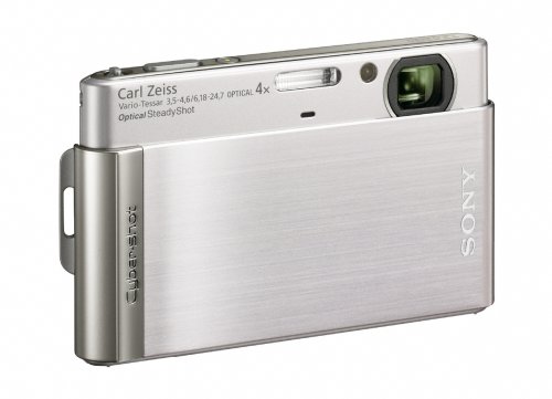 Sony Cyber-shot DSC-T90 12.1 MP Digital Camera with 4x Optical Zoom and Super Steady Shot Image Stabilization (Silver)