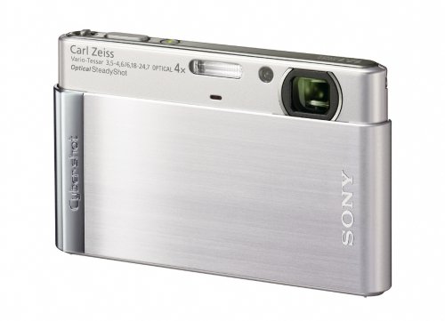 Sony Cyber-shot DSC-T90 12.1 MP Digital Camera with 4x Optical Zoom and Super Steady Shot Image Stabilization (Silver)