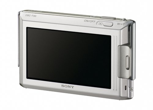 Sony Cyber-shot DSC-T90 12.1 MP Digital Camera with 4x Optical Zoom and Super Steady Shot Image Stabilization (Silver)