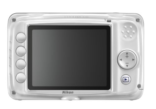 Nikon COOLPIX S30 10.1 MP Digital Camera with 3x Zoom Nikkor Glass Lens and 2.7-inch LCD (White)