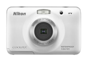 nikon coolpix s30 10.1 mp digital camera with 3x zoom nikkor glass lens and 2.7-inch lcd (white)