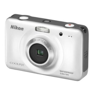 Nikon COOLPIX S30 10.1 MP Digital Camera with 3x Zoom Nikkor Glass Lens and 2.7-inch LCD (White)