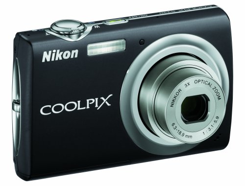 Nikon Coolpix S220 10MP Digital Camera with 3x Optical Zoom and 2.5 inch LCD (Graphite Black)