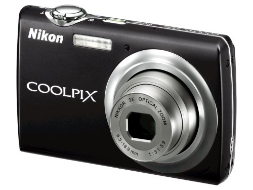 Nikon Coolpix S220 10MP Digital Camera with 3x Optical Zoom and 2.5 inch LCD (Graphite Black)