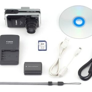 Canon Powershot S80 8MP Digital Camera with 3.6x Wide Angle Optical Zoom