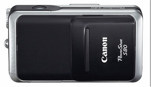 Canon Powershot S80 8MP Digital Camera with 3.6x Wide Angle Optical Zoom