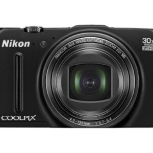 Nikon COOLPIX S9700 16.0 MP Wi-Fi Digital Camera with 30x Zoom NIKKOR Lens, GPS, and Full HD 1080p Video (Black) (Renewed)