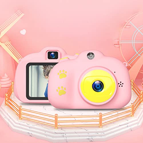 #Nktx4G 2 0-Inch Cartoon Digital Camera Hd 1080P Anti-Fall Front and Rear Dual Head Camera Children's Photo Toy Birthday Gift